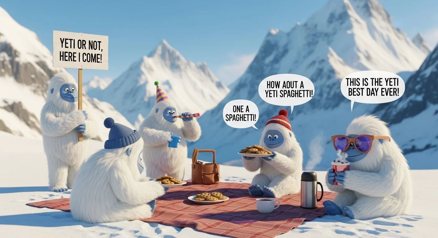 245+ Snow Funny Yeti Puns That Will Chill You in 2026 - Punsnetwork