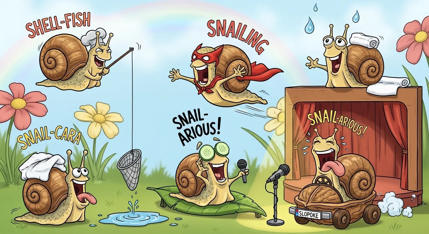 330+ Slow & Silly Snail Puns That Will Shell Shock You With Laughter in ...