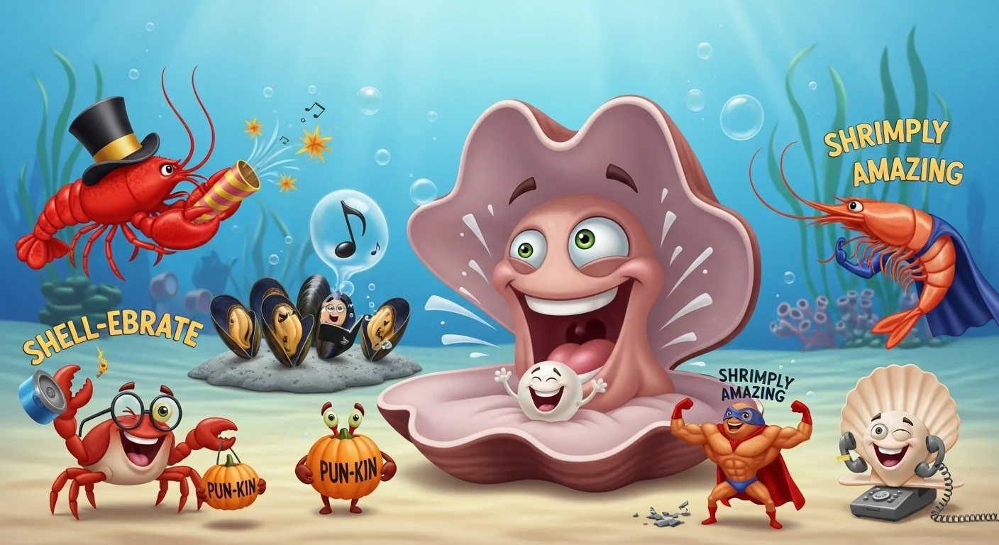 310+ Funny Shellfish Puns That Are Claw-ver and Hilarious Collection ...