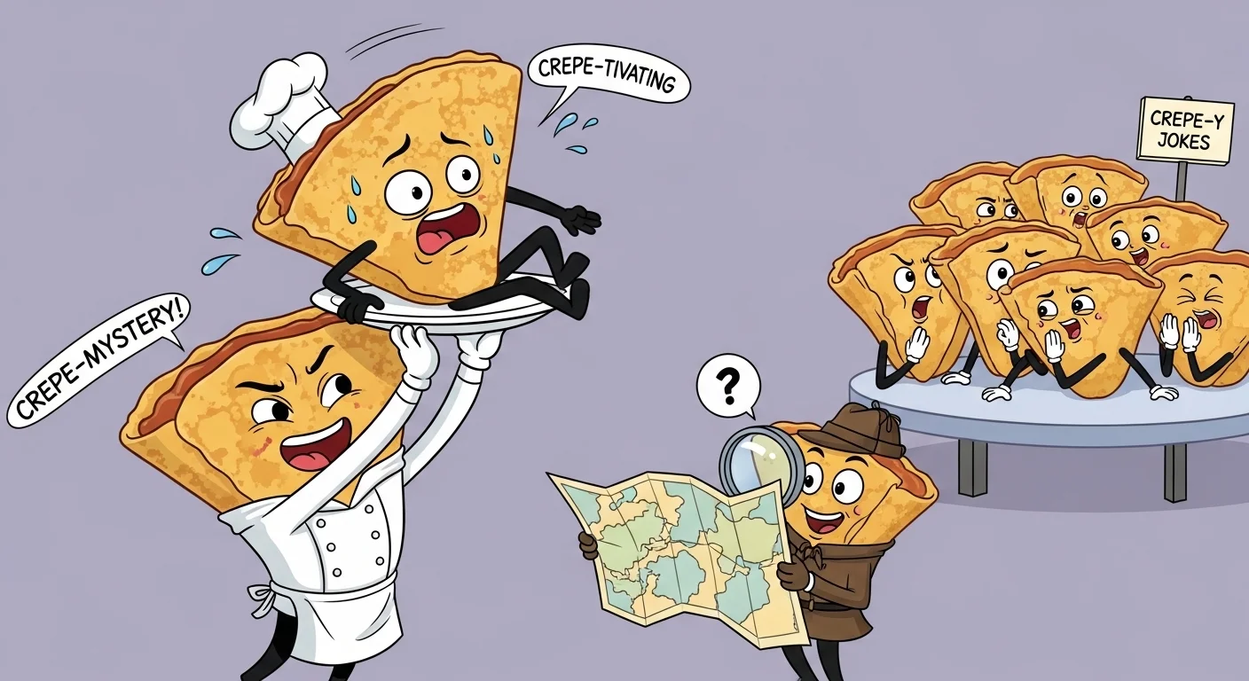 340+ Funny Crepe Puns That Are Simply Batter in 2026 - Punsnetwork
