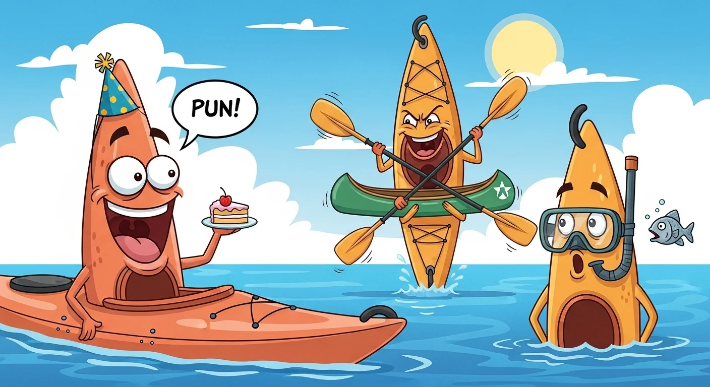 290+ Best Kayak Puns That’ll Paddle You Into Laughter in 2026 - Punsnetwork