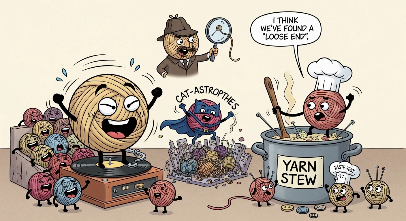 260+ Hilarious Yarn Puns & Knitting That Will Knit Your Funny Bone in ...